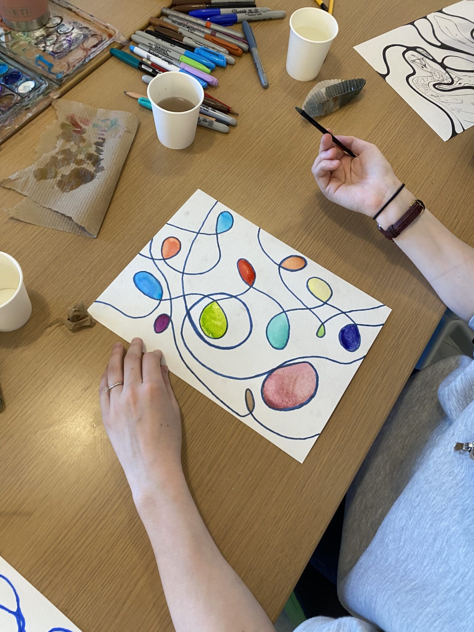 Neurographic Art Activity - MacPhee Centre for Creative Learning